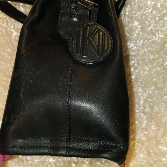 Anne Klein | Bags | Ann Klein Ii Vintage Black Leather Bag | Poshmark